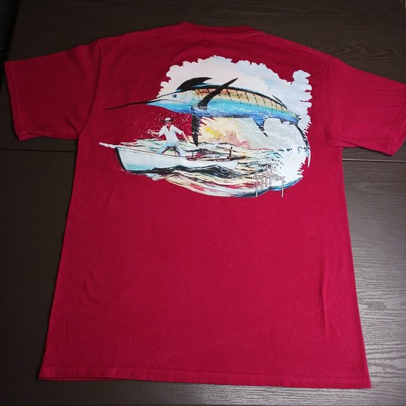 Guy Harvey | Shirts | Guy Harvey By Aftco Bluewater T Shirt 204 Blue ...
